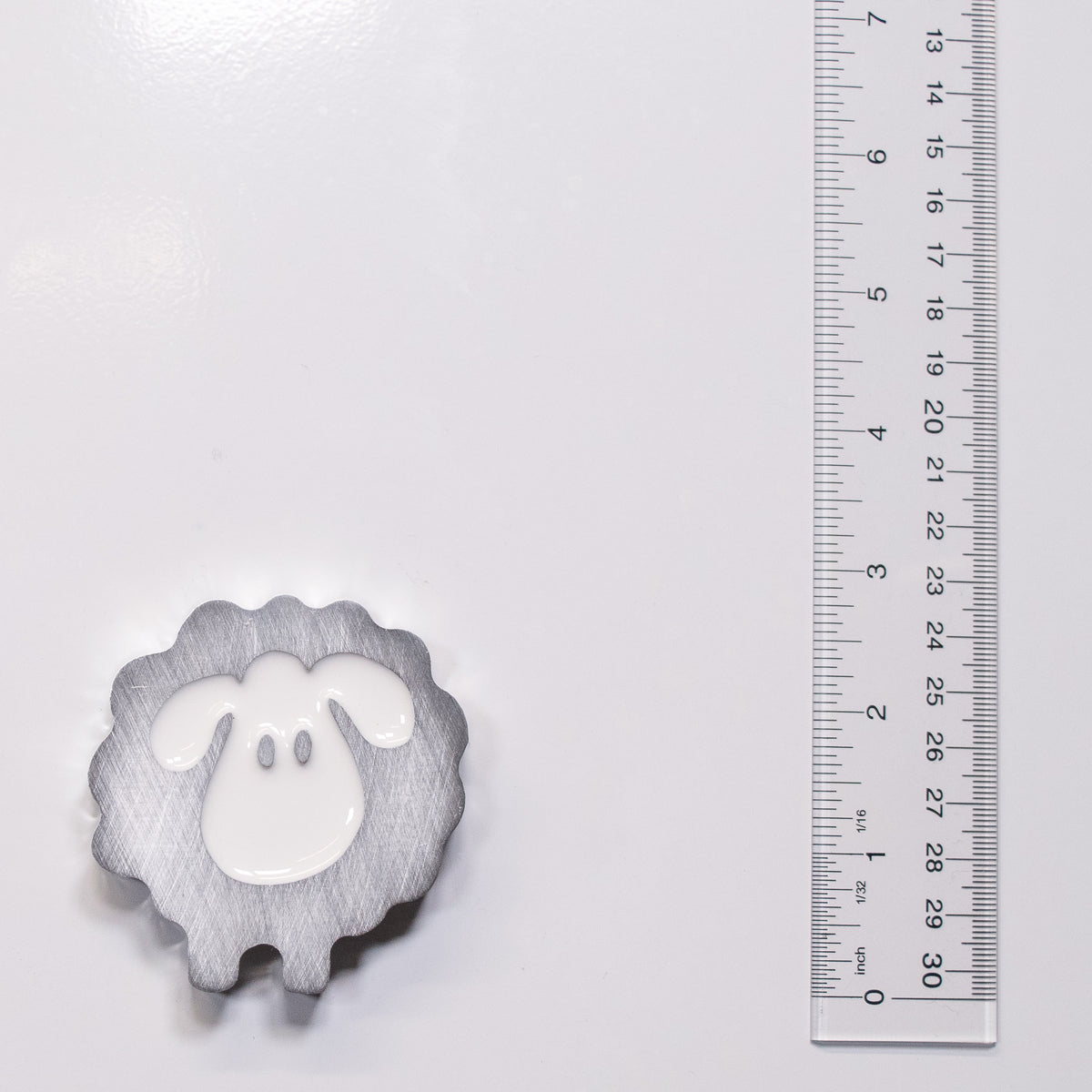Sheep Magnet White – Modish Metal Art